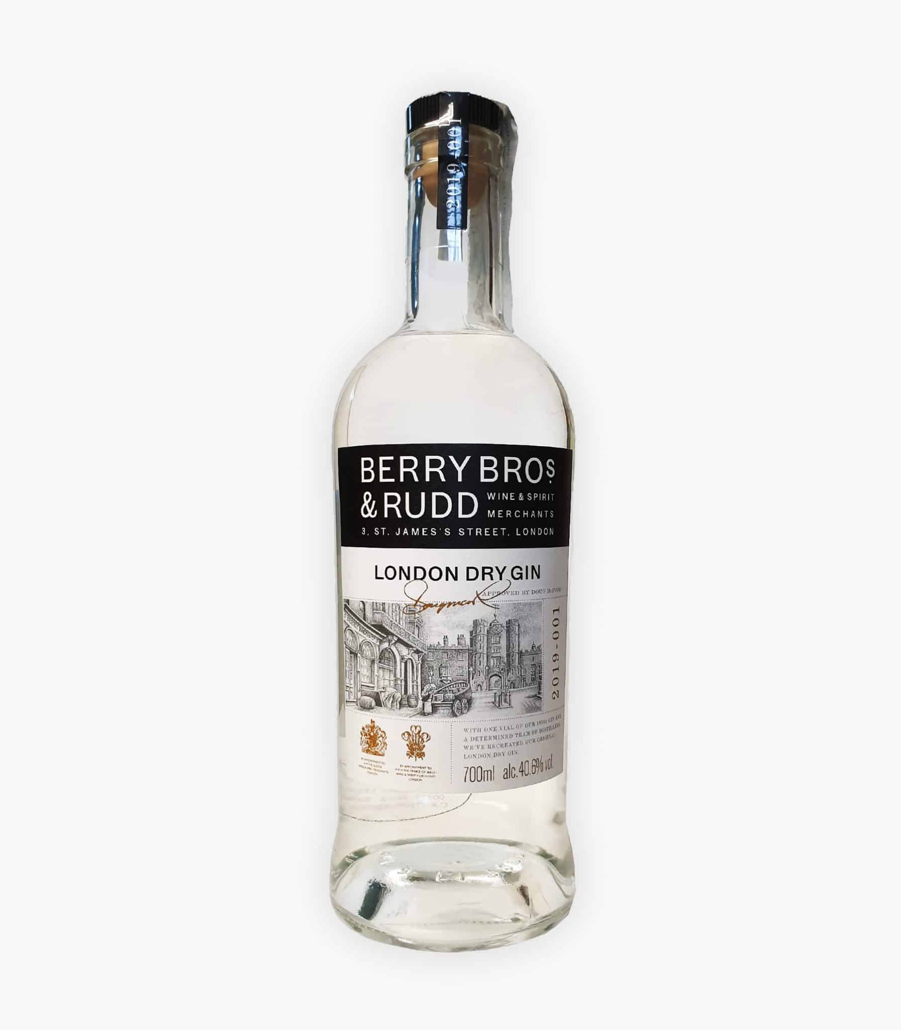 Gin Berry Bros & Rudd London Dry vendita al prezzo €22,50