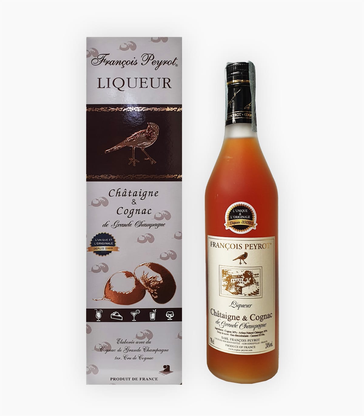 François Peyrot Liqueur Châtaigne & Cognac vendita al prezzo €29,45